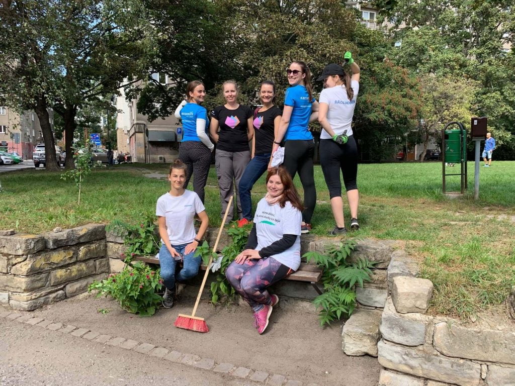 Accace Slovakia cleaned up the area of Krížna Street during the 2020 ...
